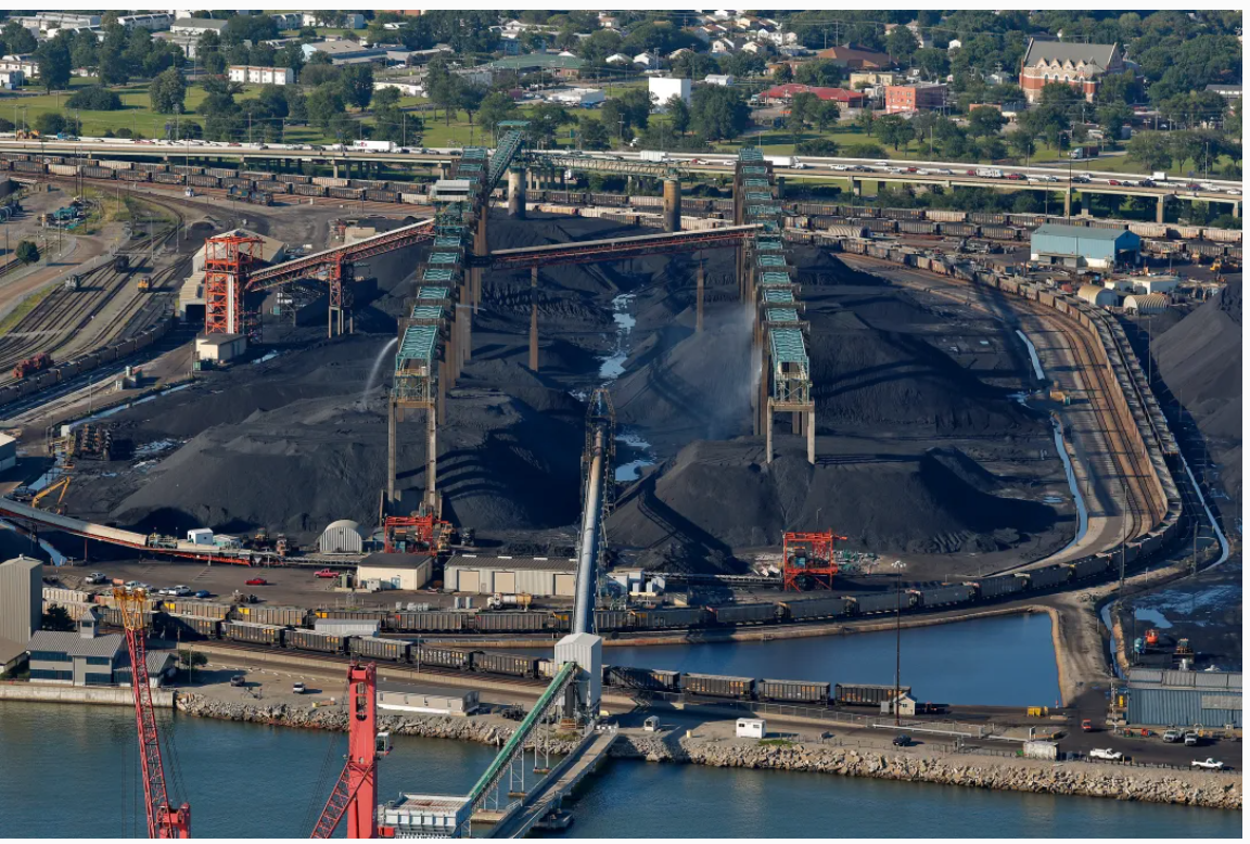 Two coal terminals in the key Baltimore US coal export hub blocked ...